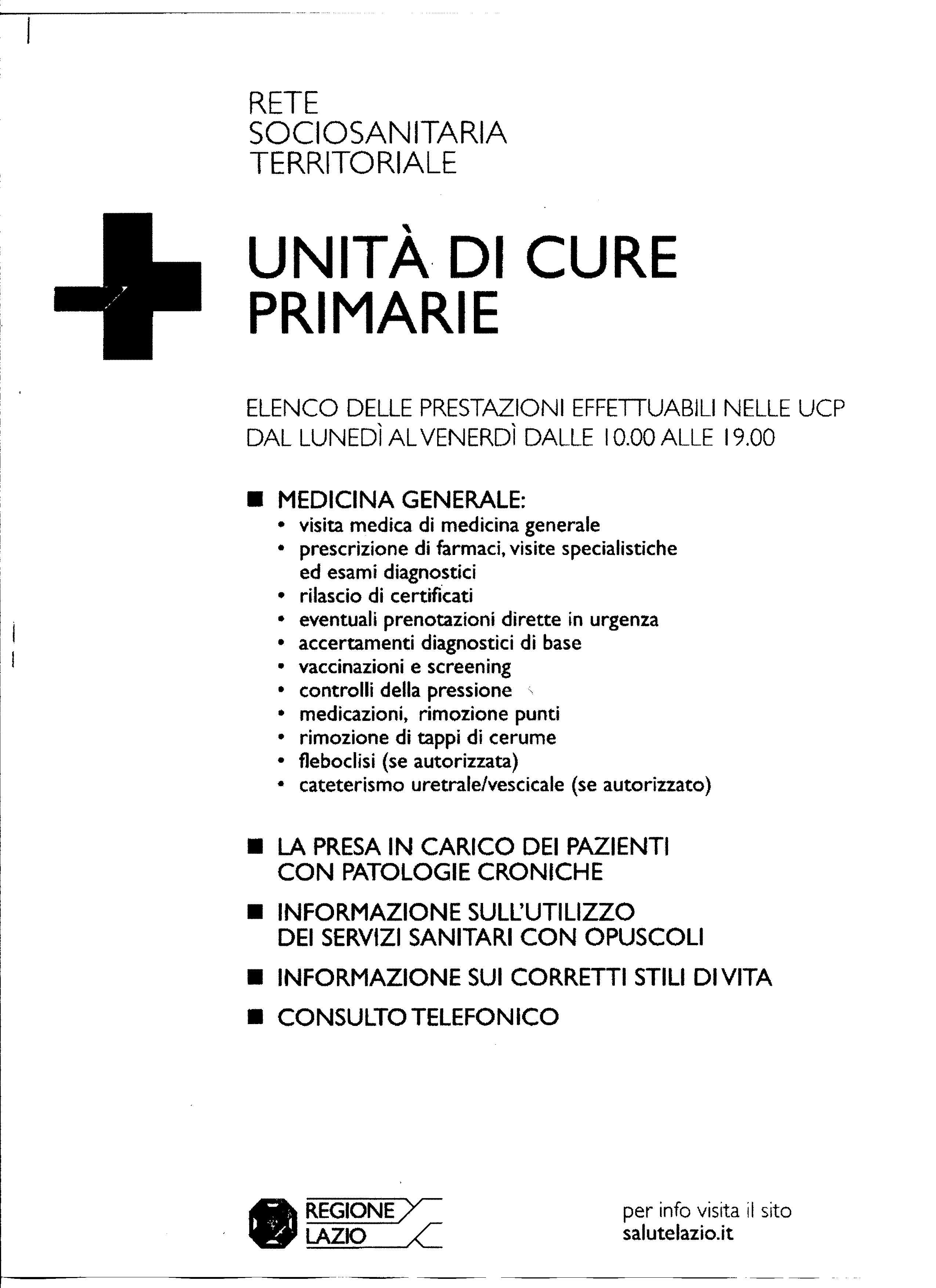 TUTTO SU UCP, UCCP NELLA MEDICINA GENERALE IN REGIONE LAZIO | F.I.M.M.G ...