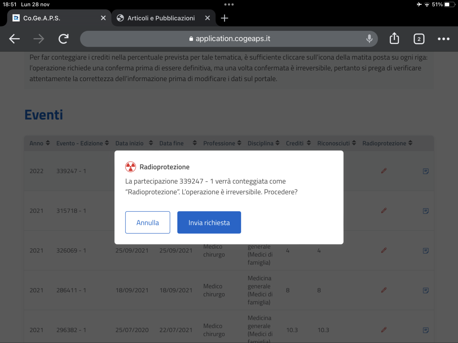 FAD RADIOPROTEZIONE, COME OTTENERE ECM E COME FARE CON COGEAPS? | F.I.M ...
